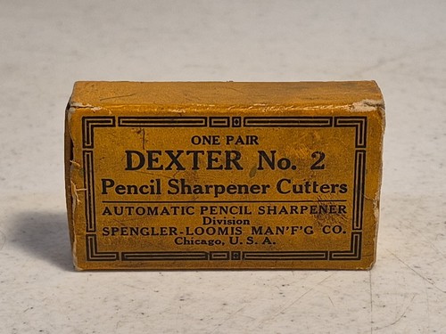 Vintage Dexter No.2 Pencil Sharpener Cutters Chicago USA | eBay