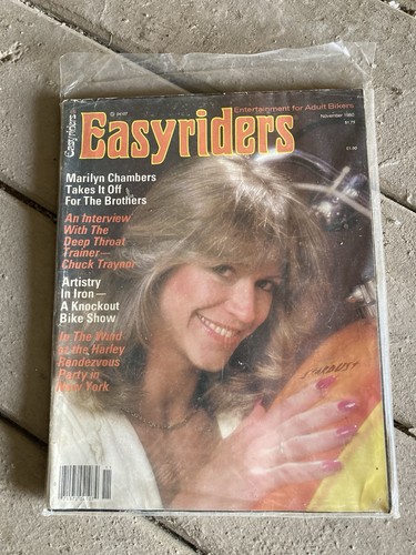 Easyriders Motorcycle Magazine Marilyn Chambers Cover November 1980 ...