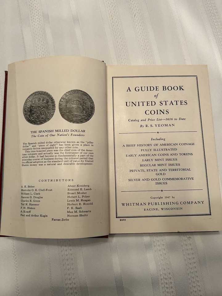 VTG 1948 Guide Book of United States Coins - 2nd Edition “Red Book” R.S ...