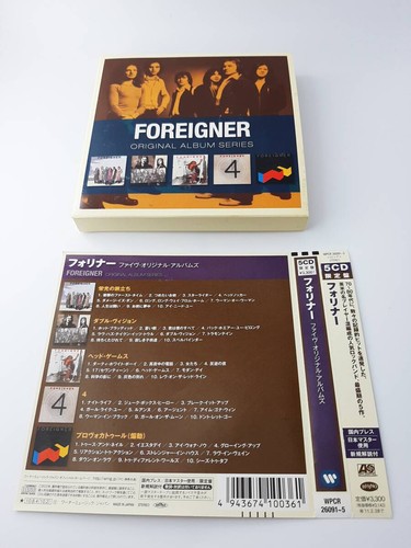 With Obi Sleeve Case Five Original Albums CD Foreigner 3H35 06 Used | eBay