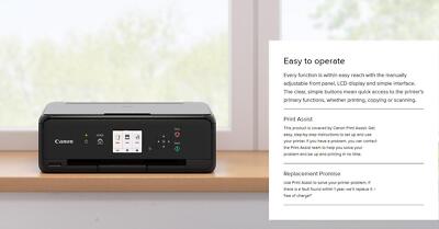 Canon pixma ts5060 5 colour Auto Duplex scan print copy - read ...