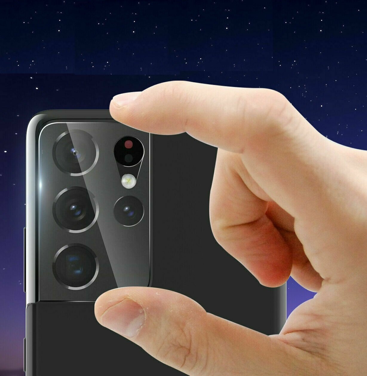 For Samsung Galaxy S21 S22 + Plus Ultra 5G Camera Lens Tempered Glass ...