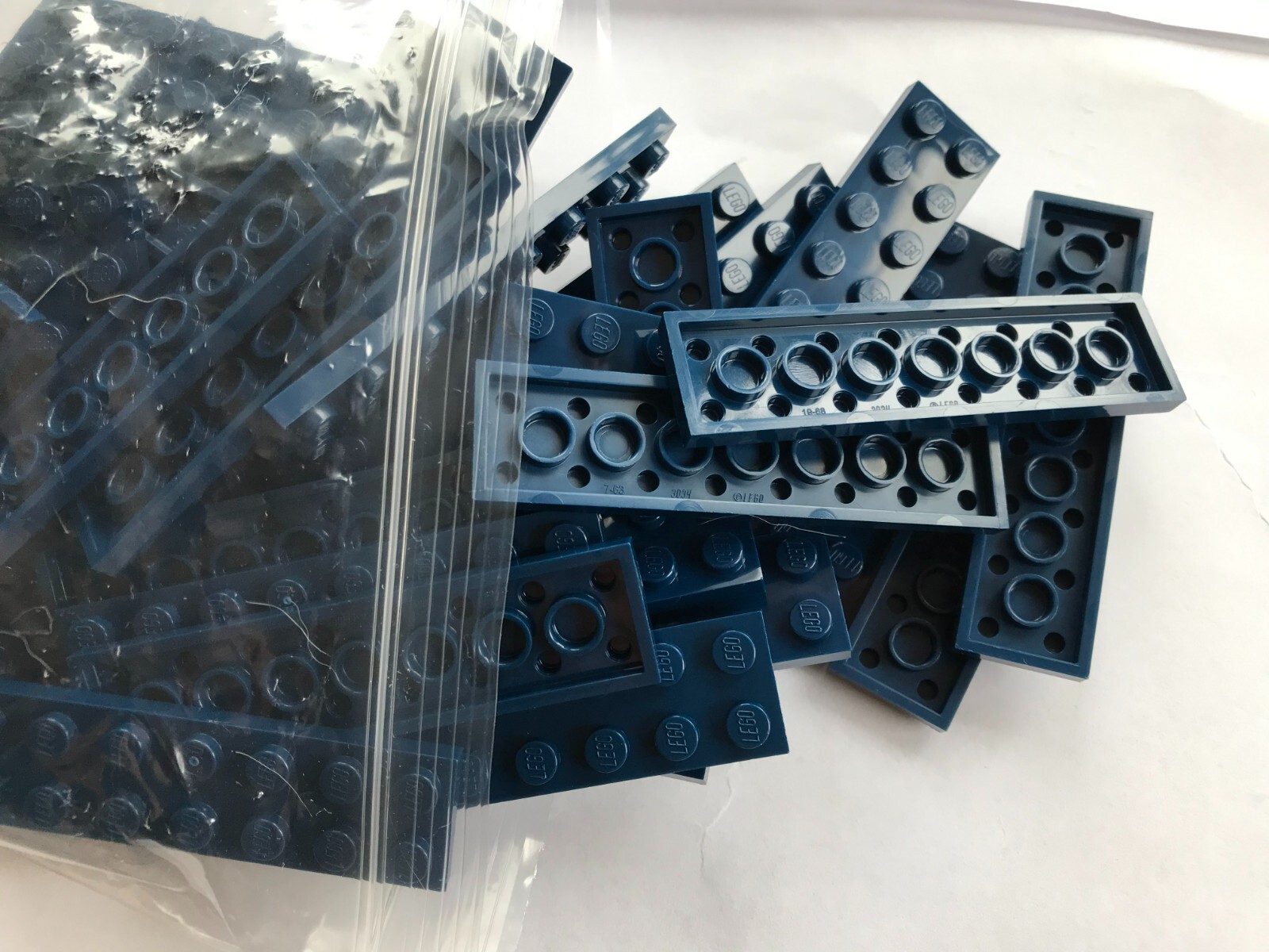 LEGO-NEW-#3034-DARK BLUE-- 2 X 8 PLATE -10 PIECES | eBay