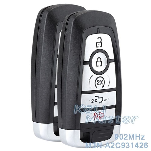 2 for Ford F-Series 2017 2018 2019 2020 2021-2023 Smart Remote Key Fob ...