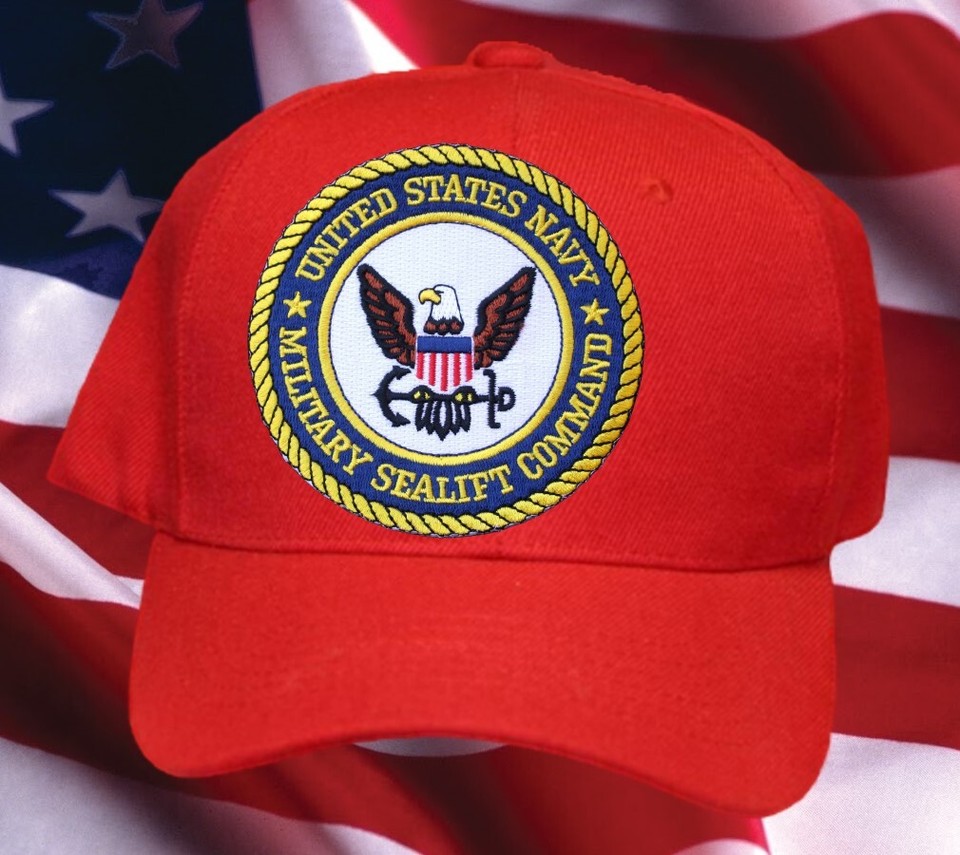 MILITARY SEALIFT COMMAND MSC USNS HAT PATCH CAP USS T-AE T-AFS T-AKE ...