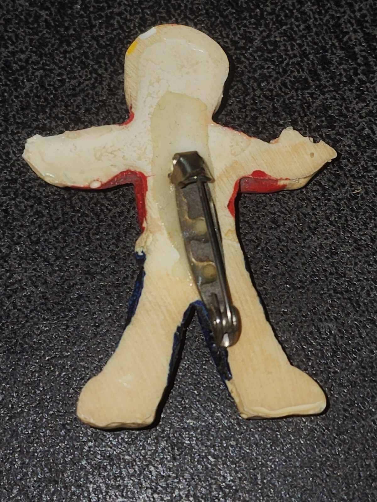 VINTAGE MR. BILL EARLY PLASTIC PIN BROOCH - Gem