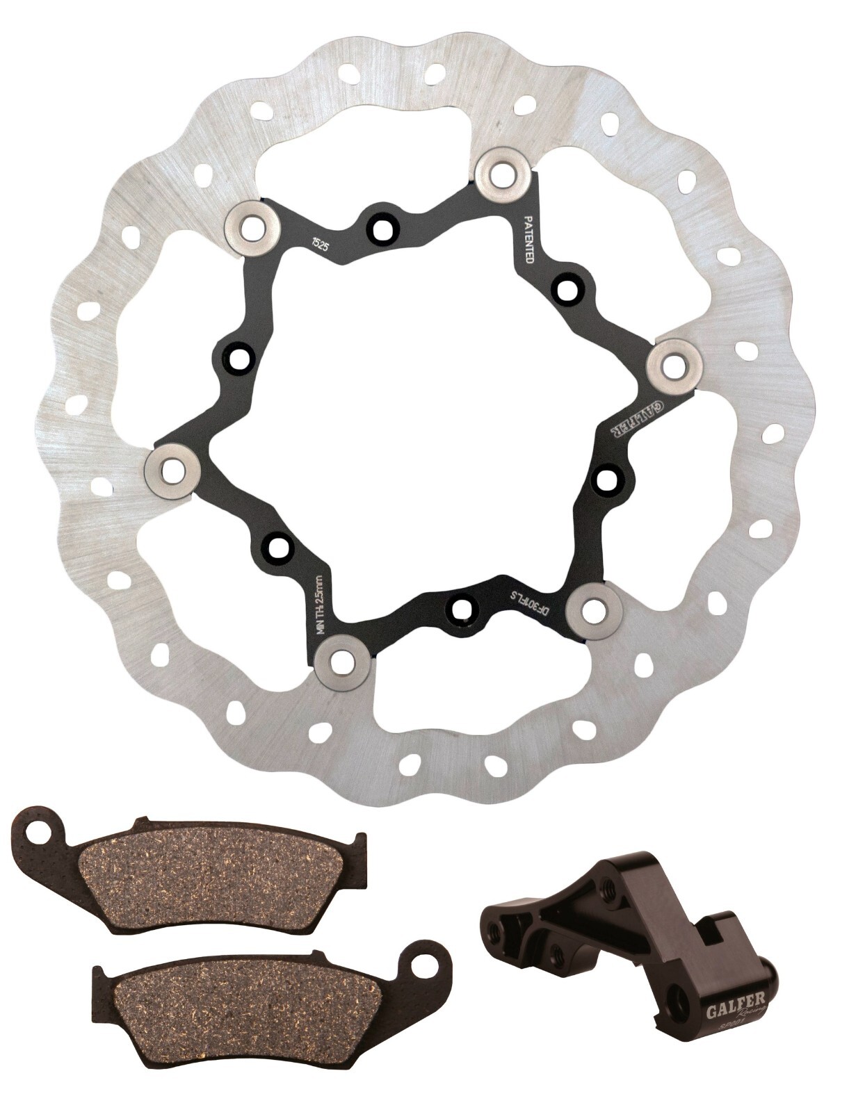 Suzuki 2000-2020 DRZ 400S Galfer 270mm Oversized Floating Wave Rotor ...