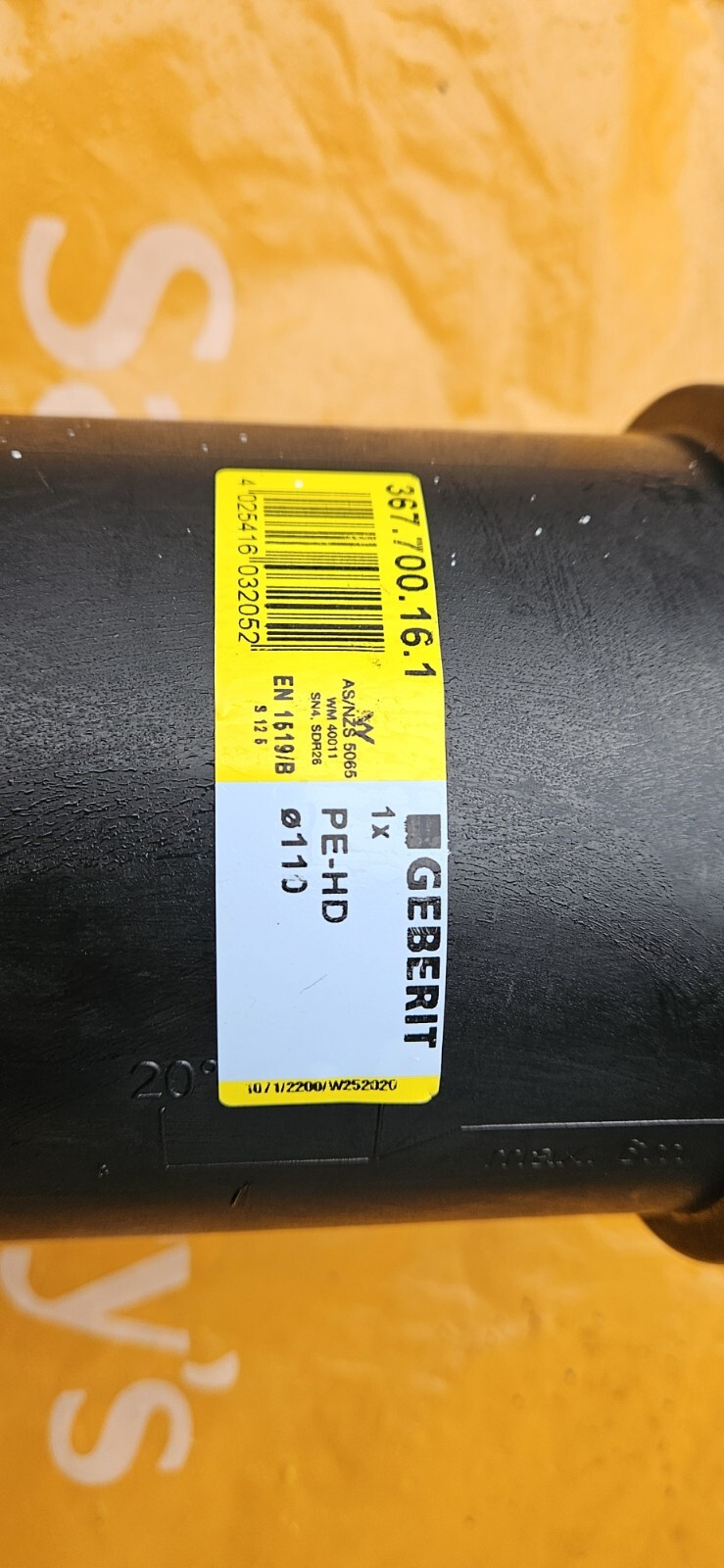 Geberit HDPE expansion socket with double flange 110 | eBay UK