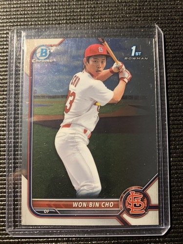 Won Bin Cho Cardinals BCP-154 2022 Bowman Chrome 1rst Bowman | eBay