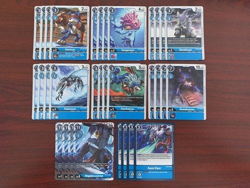 DIGIMON CARD GAME BT04 BT4 ENG GAOMON STRABIMON GAOGAMON COMMON C BLUE ...