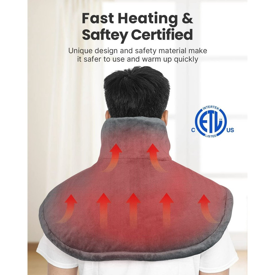 RENPHO Extra Large Heating Pad for Shoulders Neck and Back FSA HSA ...