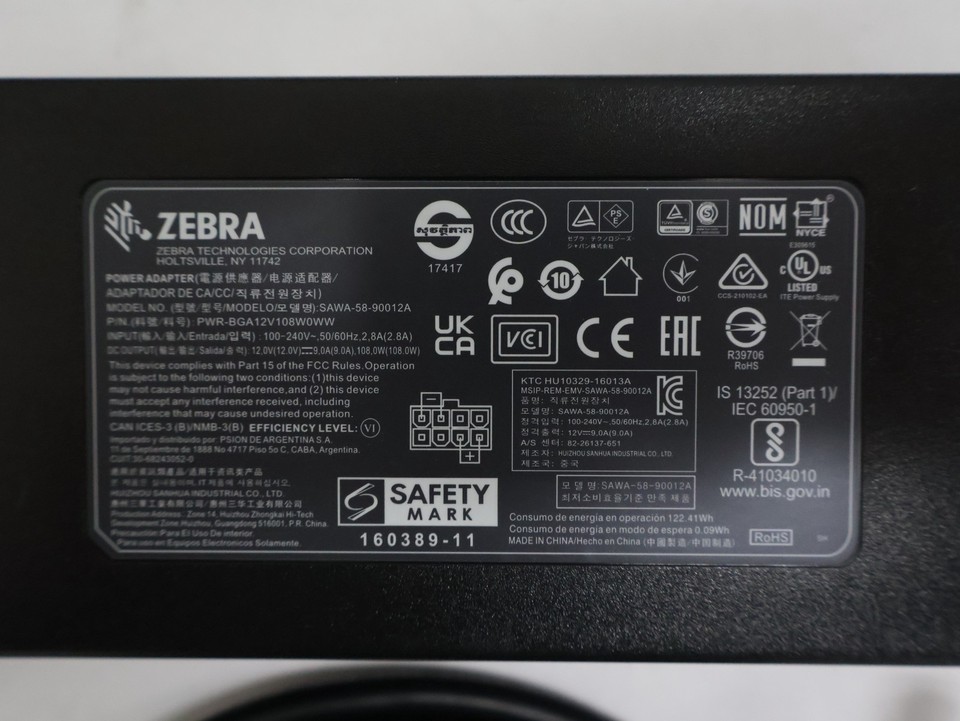 Zebra 5-Slot Charging Cradle Dock for MC33 Series Mobile Computer with ...