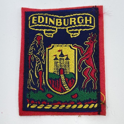 VINTAGE EDINBURGH PATCH Cloth Patch Badge | eBay