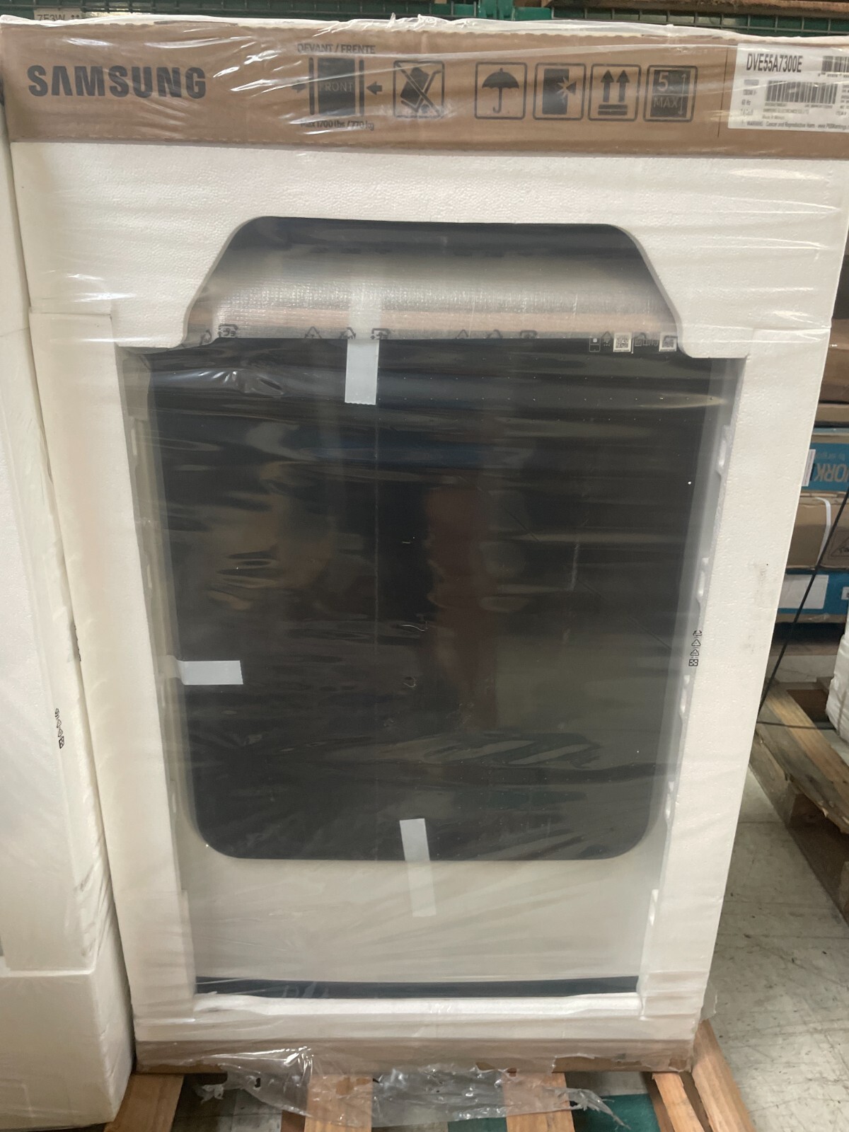 Samsung Front Load Steam Dryer Ivory 7.4 Cubic Feet DVE55A7300E ️️️️ ...