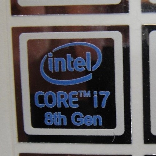 intel Core i7 8th Gen Sticker Decal Logo 22 mmx22 mm | eBay
