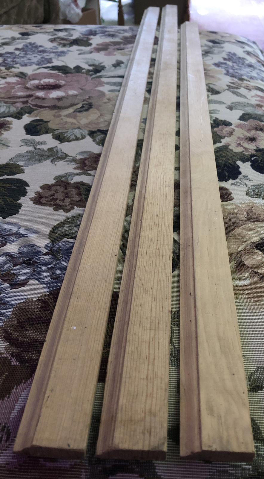 3 Pieces 10Ft Total 3/8”x1-3/8” Colonial Door Stop Clear White Pine ...