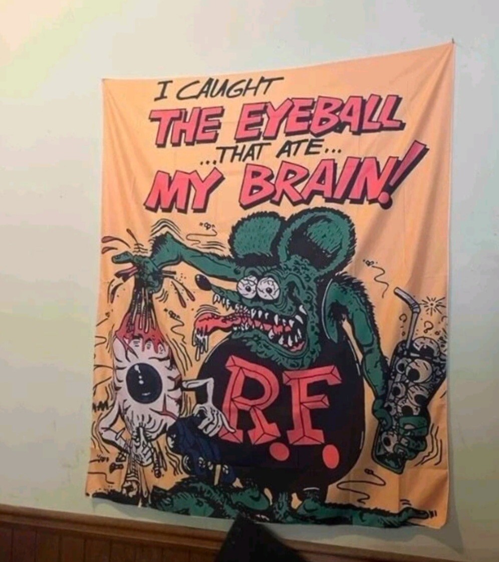 RAT FINK TAPESTRY | eBay