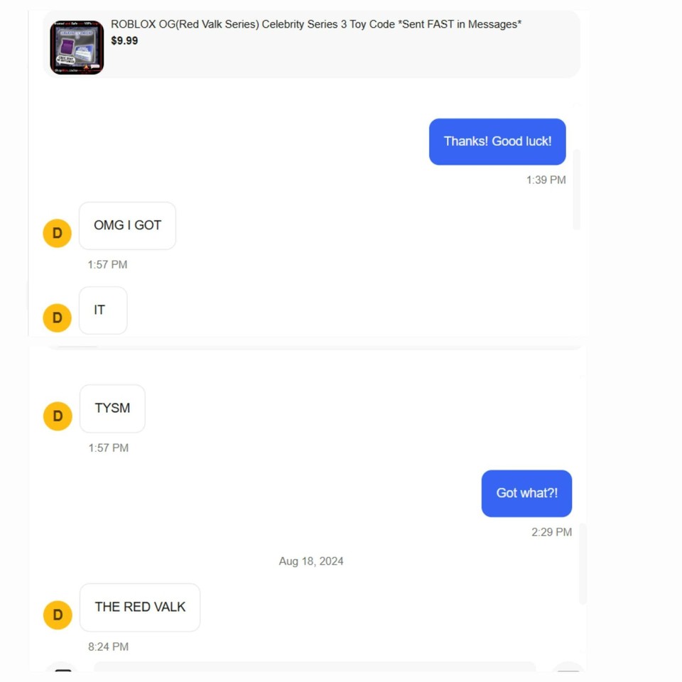 ROBL0X OG Series 5(Red Valk Series) Exclusive Toy Code⚡24/7 INSTANT ...