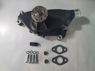 Black Big Block Chevy Short Water Pump Clockwise High Volume 396 427 ...