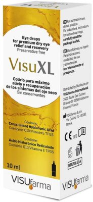 VisuXL Eye drops 10ml long lasting dry eye relief & recovery Visu XL ...