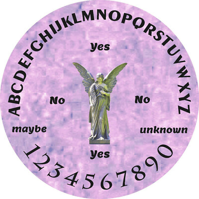 5" Angel Board - Pendulum Dowsing Divination Board - "Angel Plum" | eBay