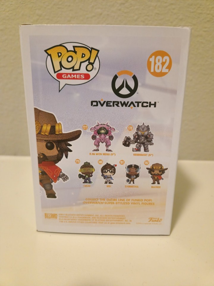 Overwatch Funko Pop Games McCree #182 Summer Games USA Flag Skin ERROR ...
