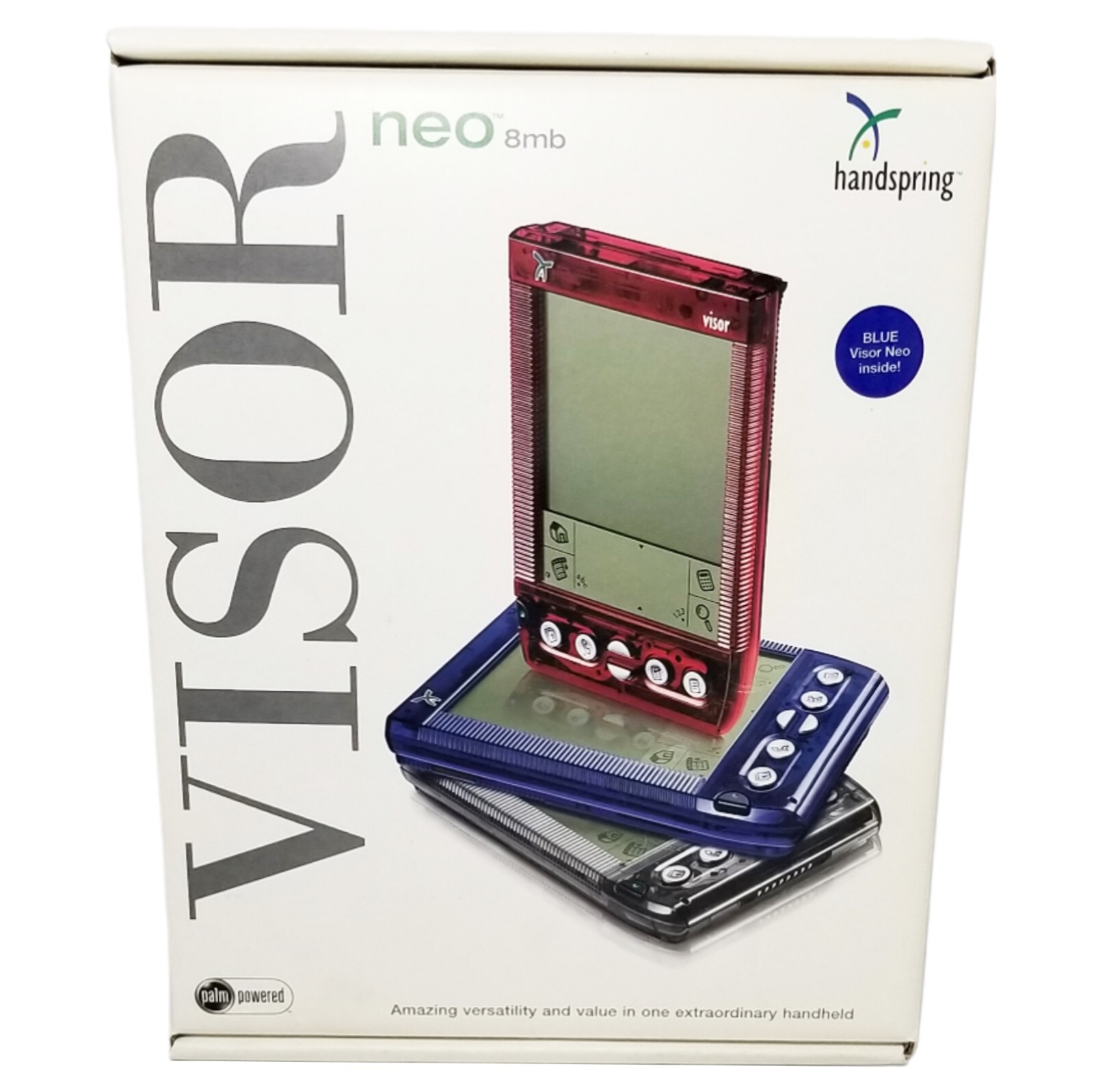 Handspring Visor Neo Blue Handheld PDA 2001 In Original Box | eBay