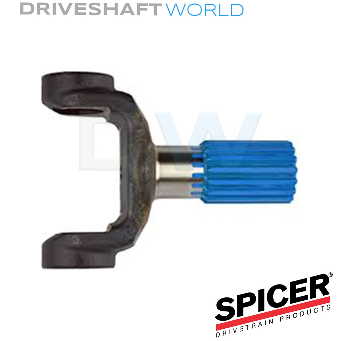 Driveshaft Yoke Shaft 3-82-1191 Spicer 1410 Series 1.500" x 16 spline ...