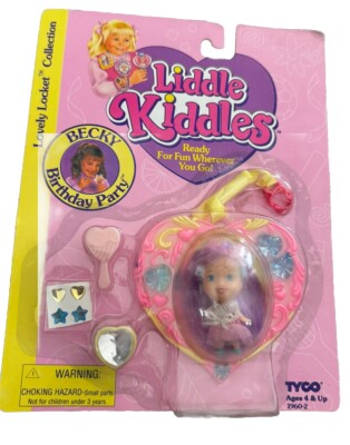 Liddle Kiddles Becky Birthday Party Lovely Locket Collection sealed NOC ...