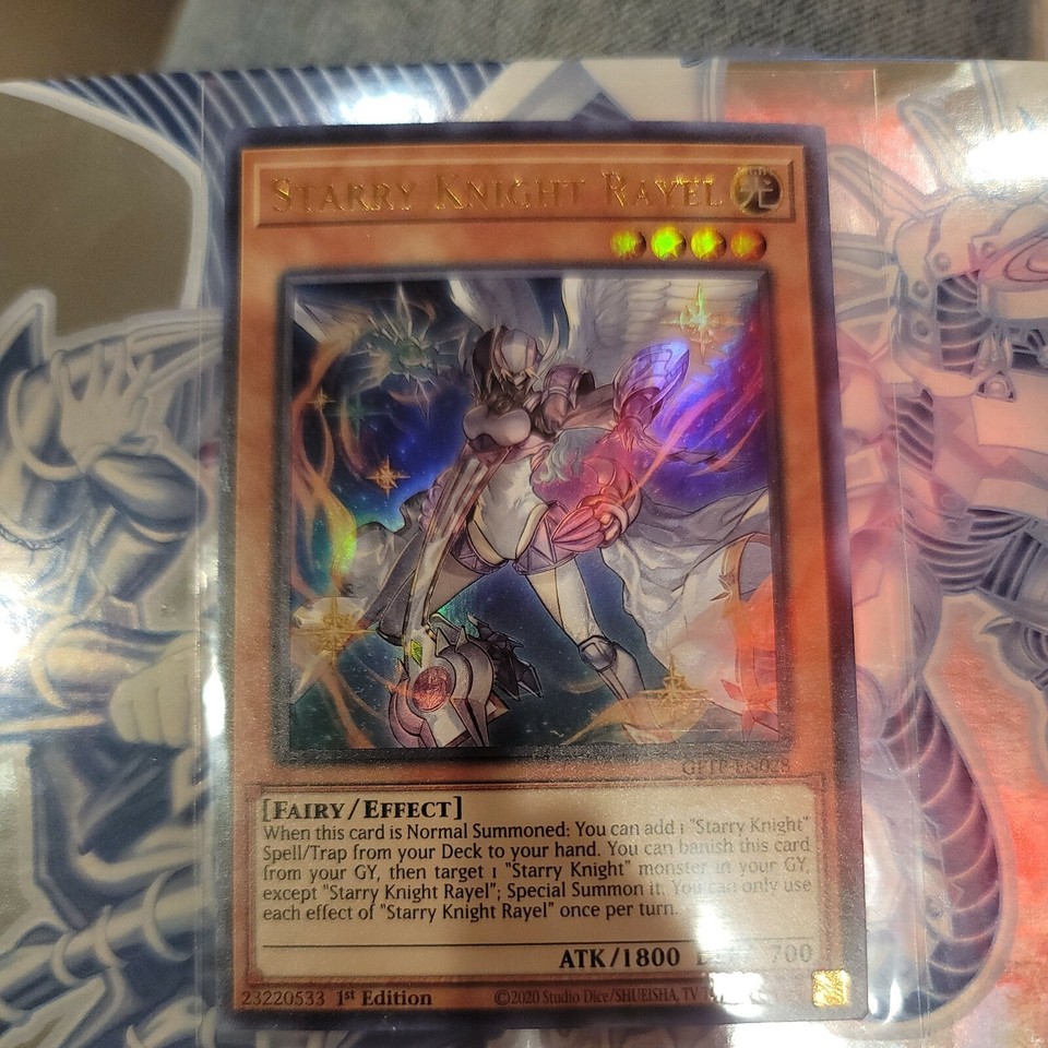YUGIOH! Starry Knight Rayel, GFTP-EN028, Ultra Rare, 1st Ed. | eBay