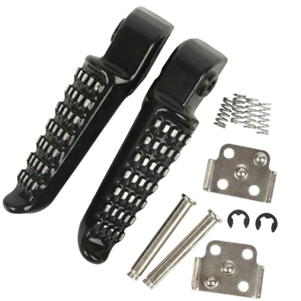 Black Rear Footrest Foot Pegs For Kawasaki Z1000 2003-2013 Z750 2004 ...