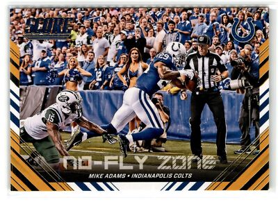 Mike Adams Indianapolis Colts 2016 Score Football No Fly Zone Gold #10 ...