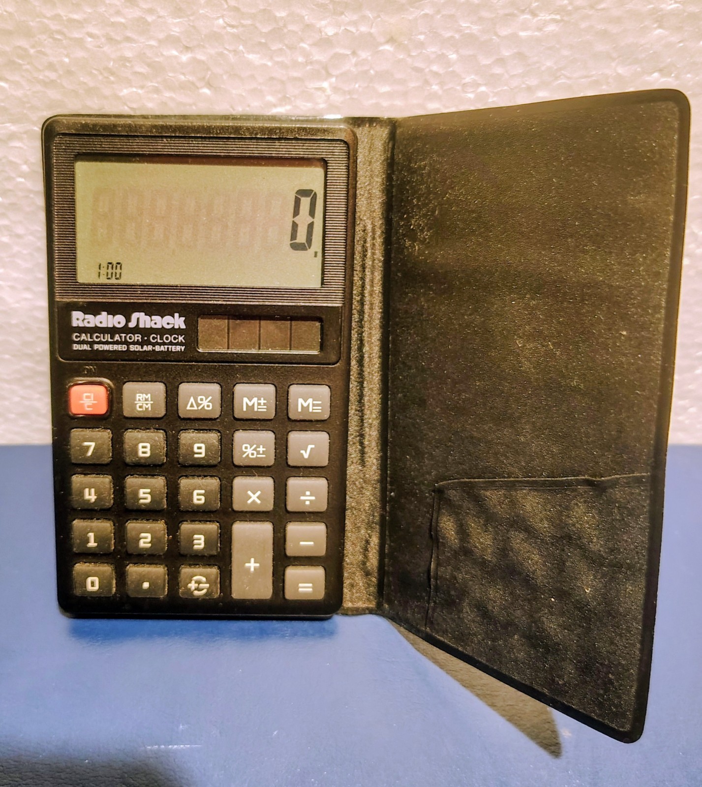 Vintage Radio Shack EC-448 Calculator Solar Clock -tested - | eBay