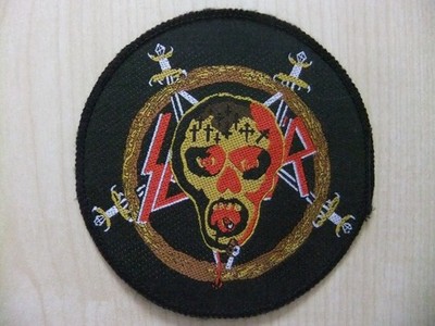 Slayer Skull Logo Aufnäher Patch Anthrax Metallica Testament Coroner D ...
