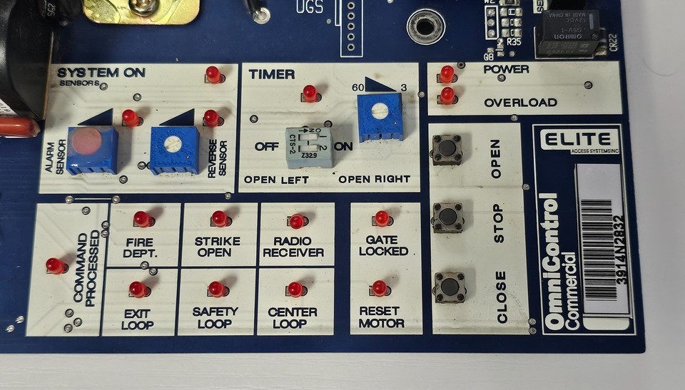 OEM Liftmaster Elite Omni Control Board Q400 Q400E Gate Opener SL3000 ...