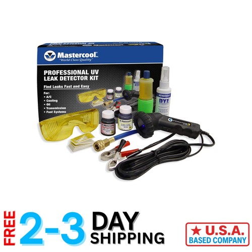 Compact Professional UV Leak Detection Kit - Includes Glasses ...