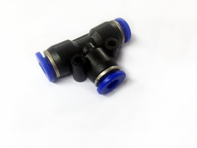 5mm T Piece Split Divider Air Pneumatic Water Hydraulic Push In Line ...