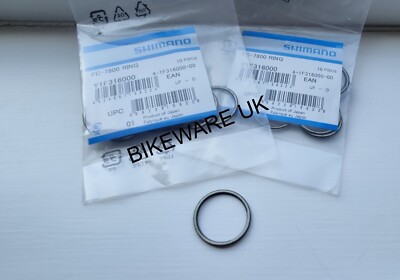 Genuine Shimano Hollowtech II Axle FC-7800 O-Ring Crank Arm Y1F316000 ...