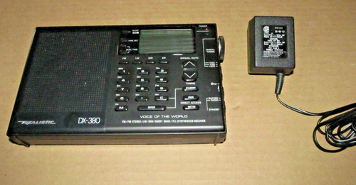 Realistic DX-380 Shortwave Radio Communications Receiver 5 Band Ham W ...