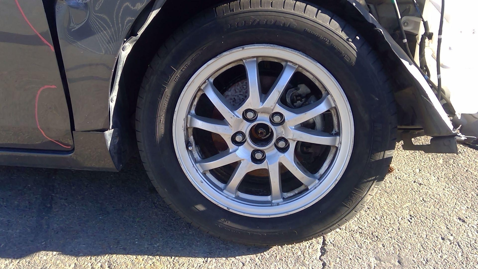 12 13 14 15 16 17 18 TOYOTA PRIUS Wheel 16x6-1/2 (alloy 10 spoke) 113K ...