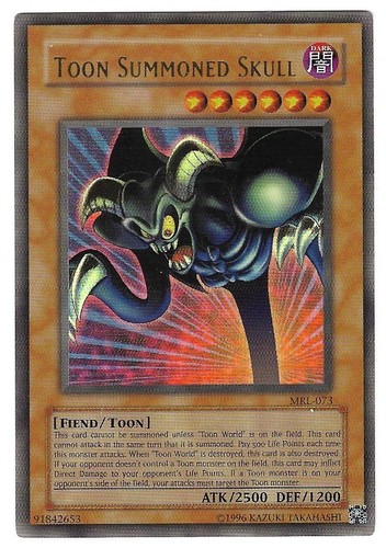 YUGIOH - TOON SUMMONED SKULL - MAITRE RULER - ULTRA RARE NEAR MINT MRL-073 | eBay