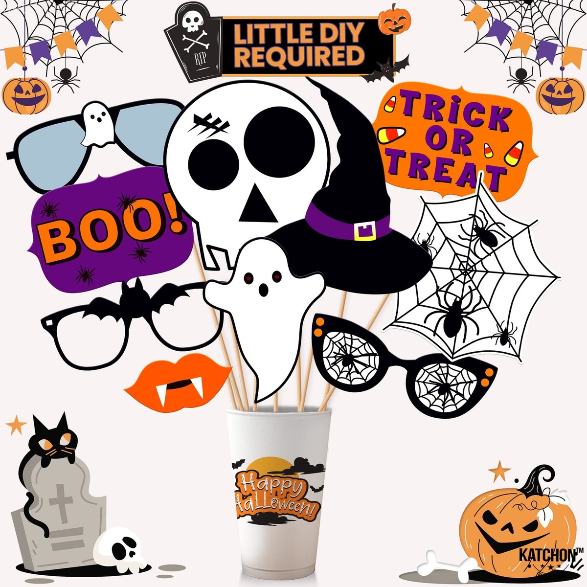 Printable Halloween Photo Booth Props Free Printable Photo Booth Props