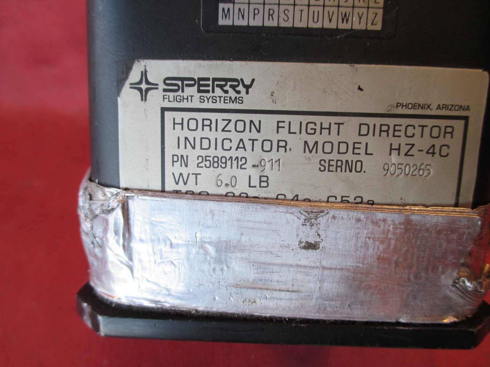 Sperry Flight Systems HZ-4C Horizon Flight Director Indicator PN ...