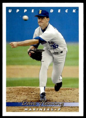 1993 Upper Deck Baseball Card Dave Fleming Seattle Mariners #141 | eBay