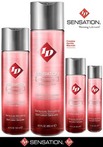 ID Sensation Lube WARMING Lubricant Water-Based Glide Personal Sex Lube ...