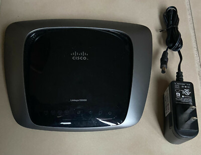 Cisco Linksys E2000 Advanced Wireless-N Router Secure 300 Mbps VPN ...