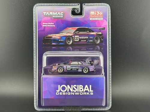 Tarmac Works Nissan Skyline (R32) Widebody Jonsibal Midnight purple 1/ ...