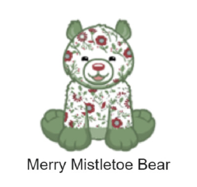 Webkinz Classic Merry Mistletoe Bear (~2023 limited edition pet~) *Code ...