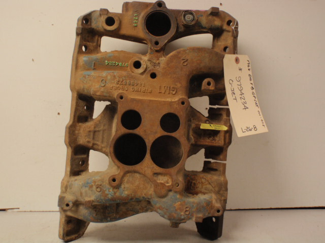 1968 GTO/FBIRD/GPRIX/CATALINA 400 RA 428 HO 4 BARREL INTAKE MANIFOLD PT ...