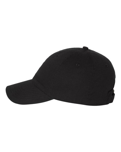 DAD HAT BIO-WASHED CLASSIC DAD CAP COTTON PLAIN BLANK ADJUSTABLE BLACK ...
